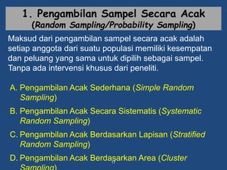 Jenis jenis data dan teknik pengumpulan data | PPTX