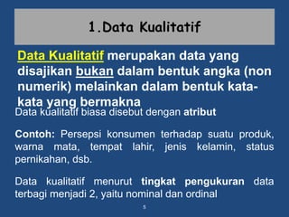 Jenis jenis data dan teknik pengumpulan data | PPTX