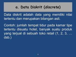 Jenis jenis data dan teknik pengumpulan data | PPTX
