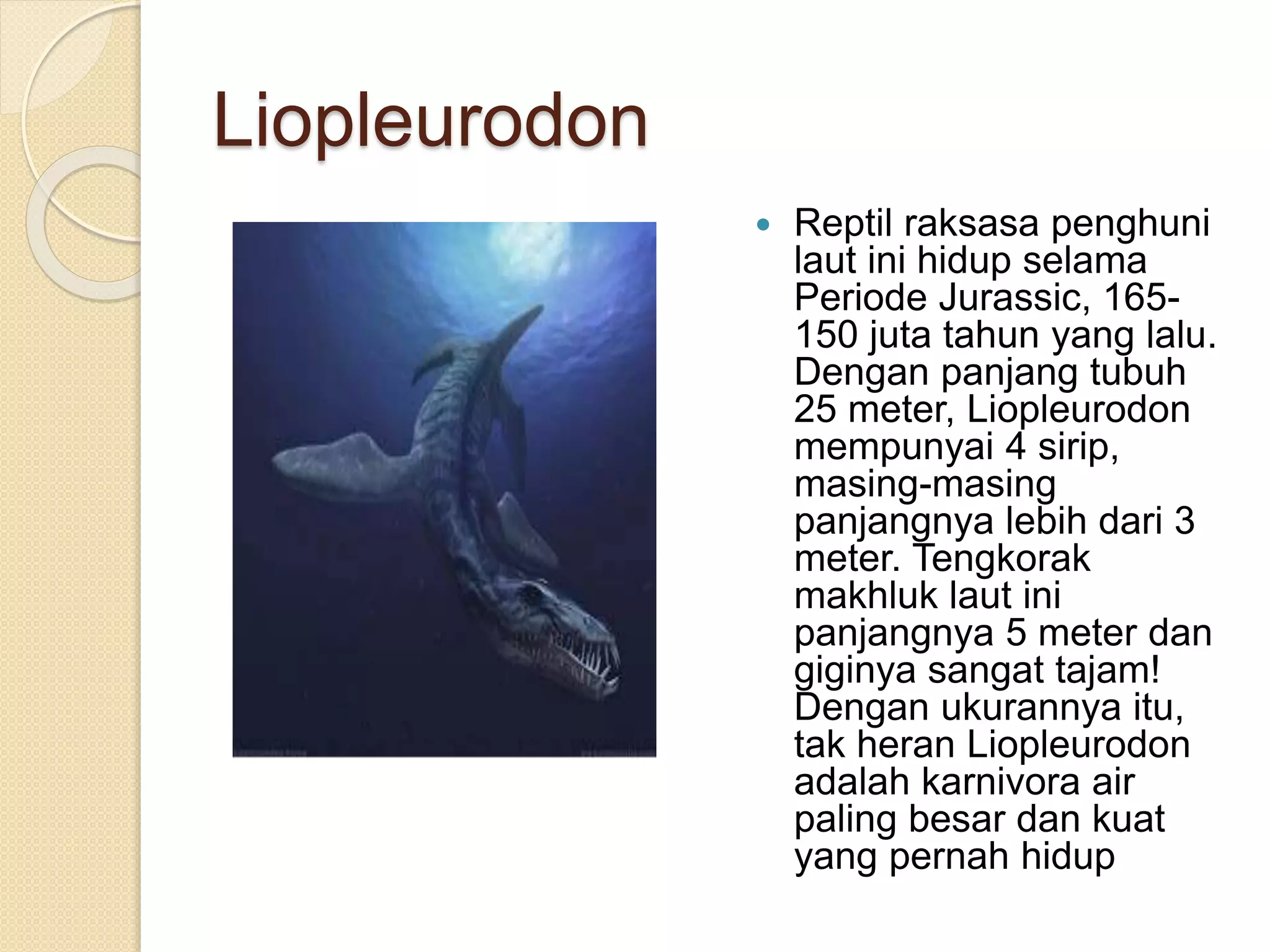 Jenis jenis dinosaurus dan gambarnya | PPTX