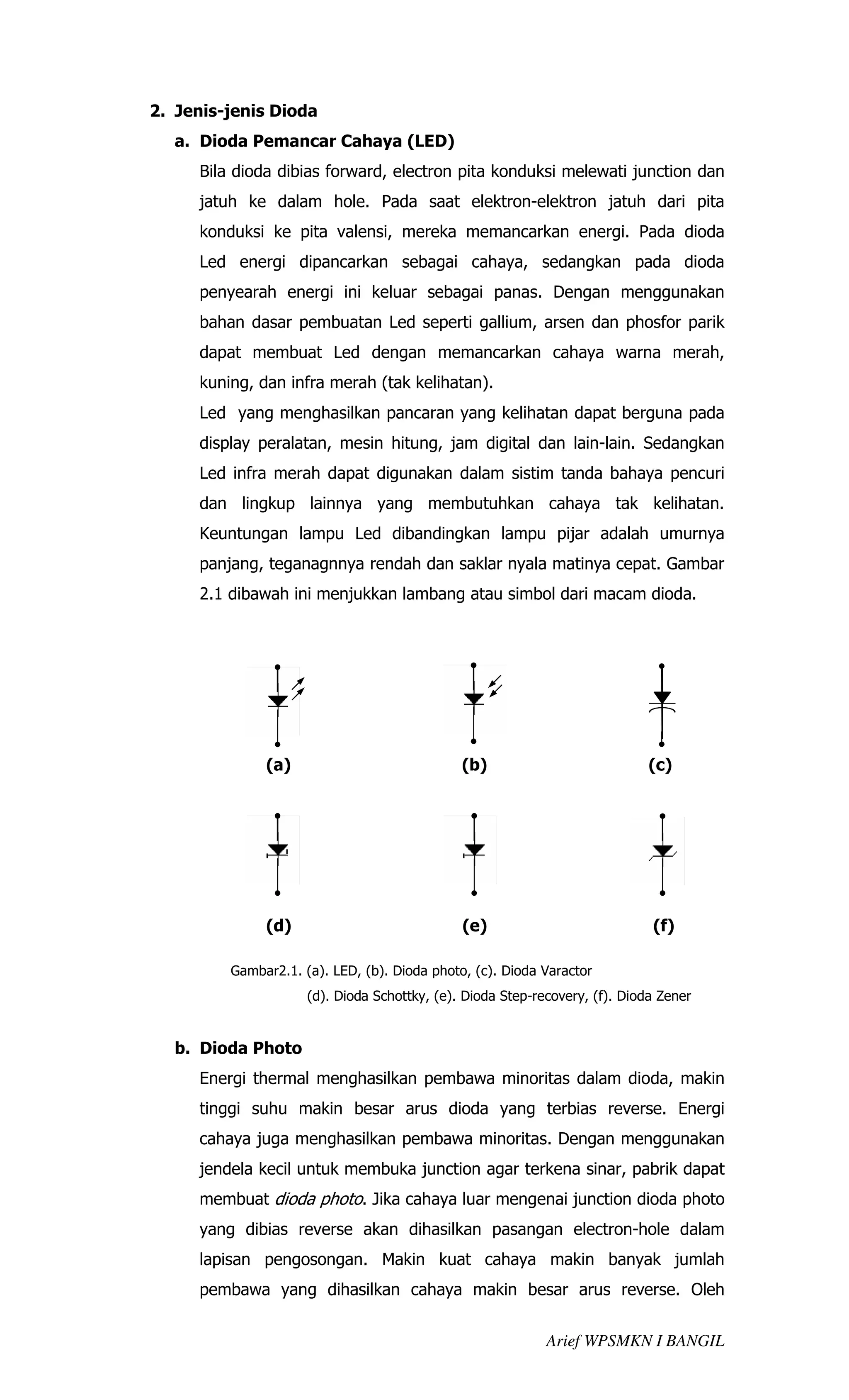 Jenis jenis dioda | PDF