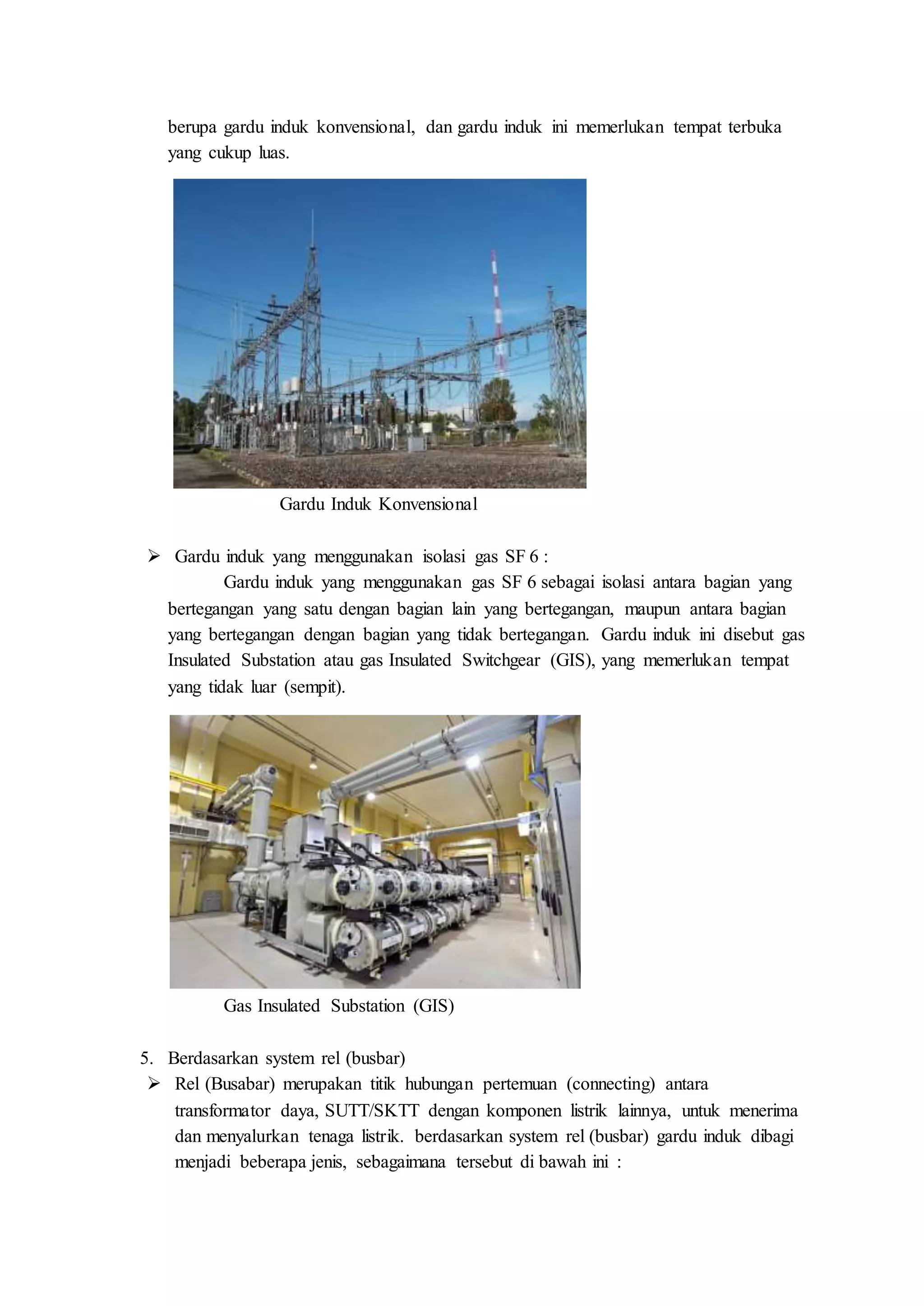 Jenis jenis gardu induk | DOCX