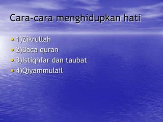 Jenis-jenis hati | PPT