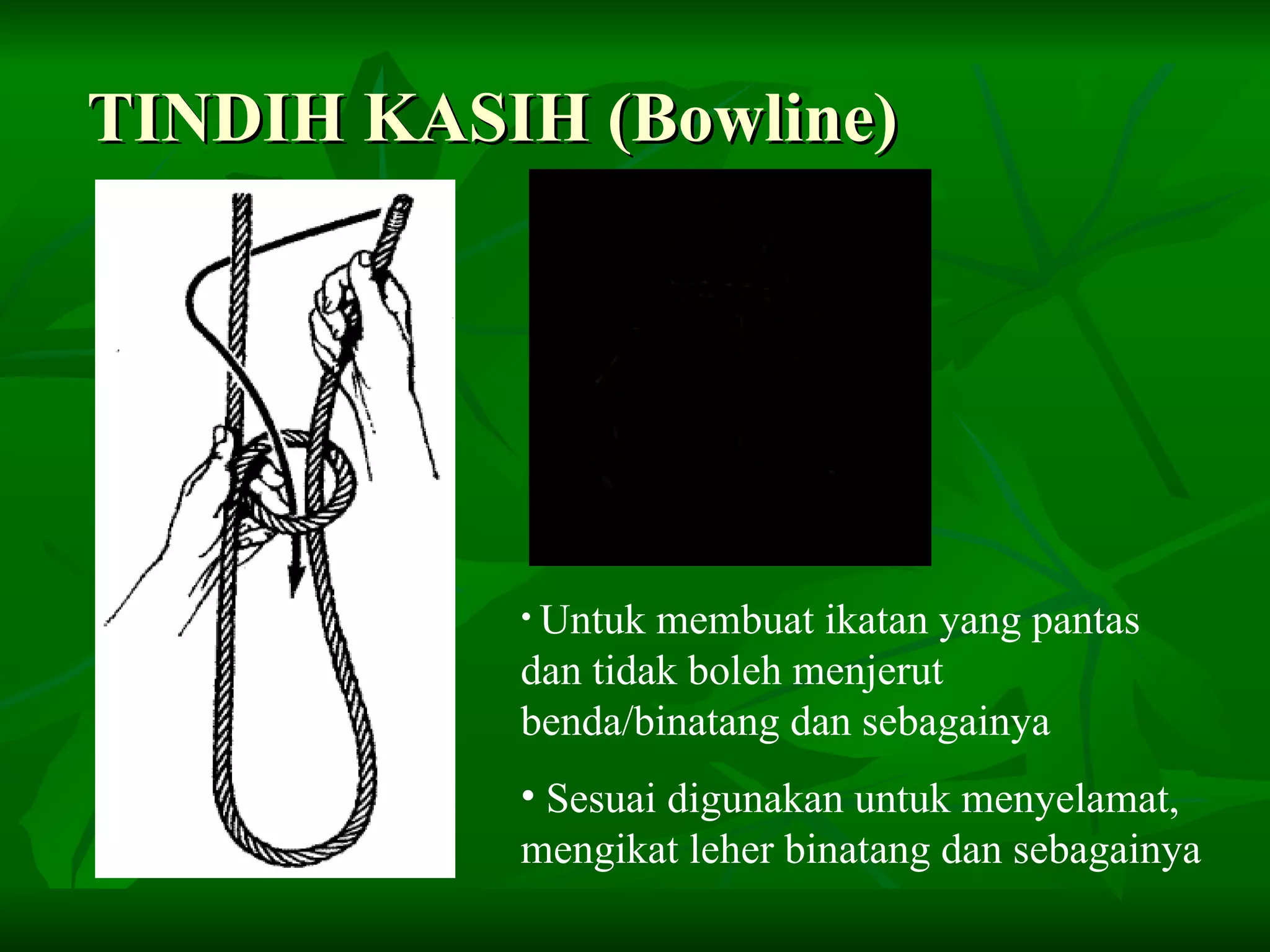 Jenis jenis ikatan (knots) | PPT