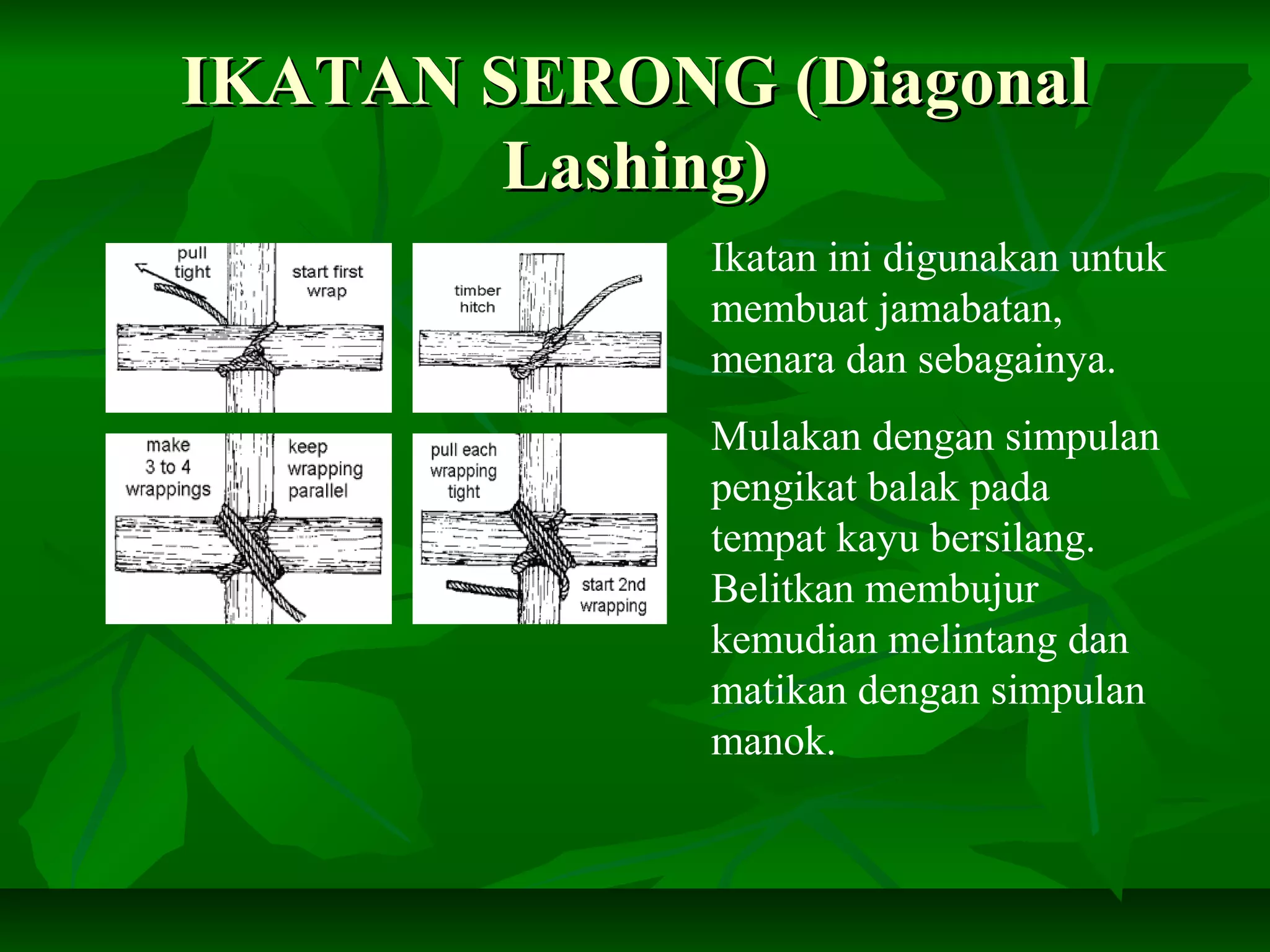 Jenis jenis ikatan (knots) | PPT