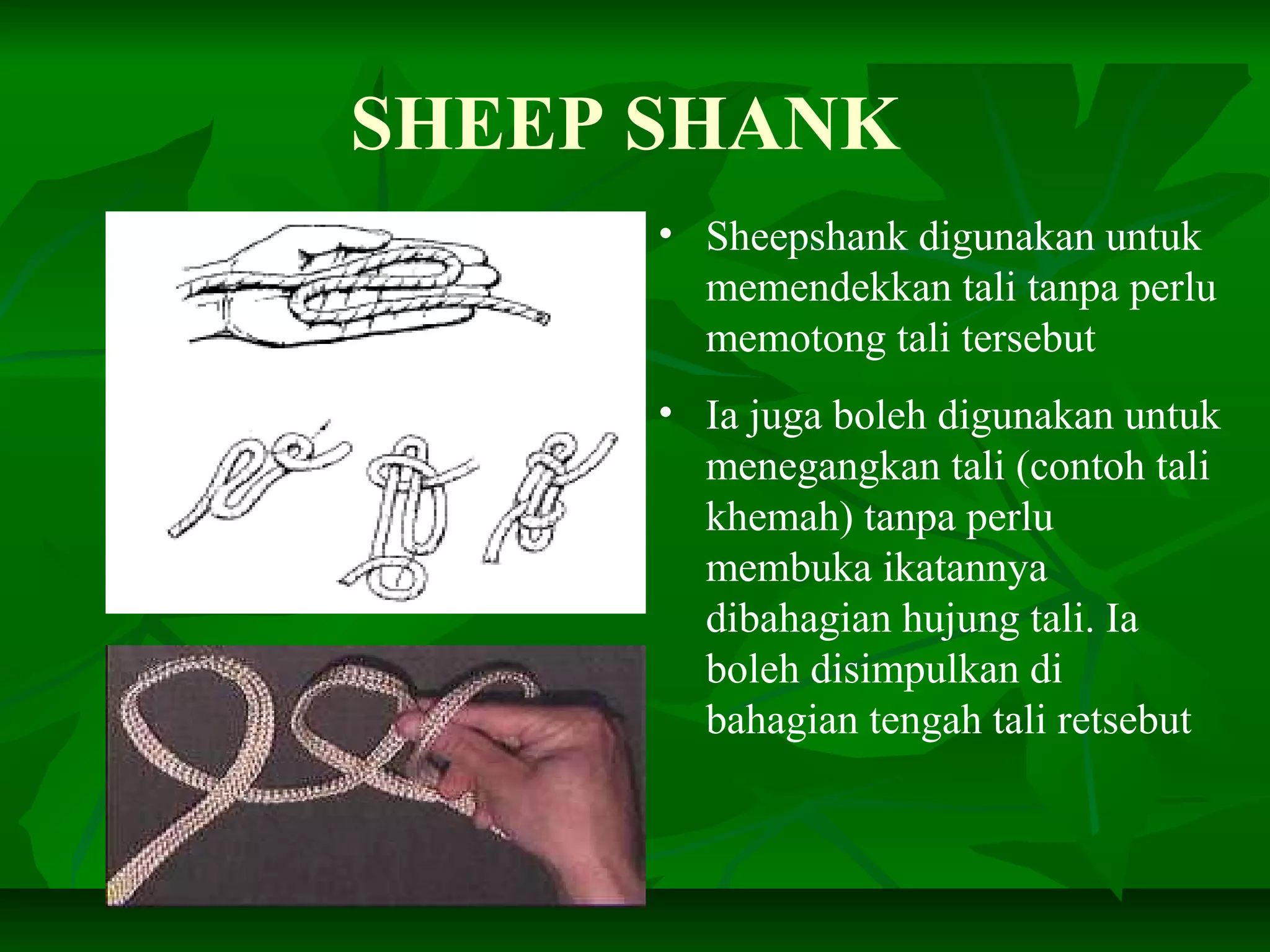 Jenis jenis ikatan (knots) | PPT