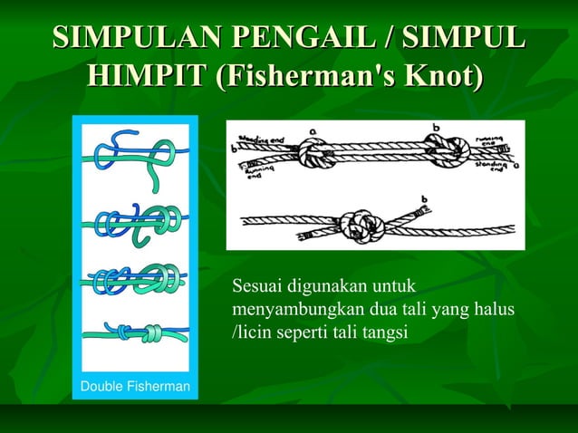 Jenis jenis ikatan (knots) | PPT