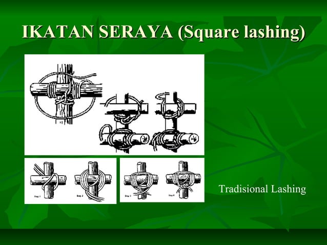 Jenis jenis ikatan (knots) | PPT