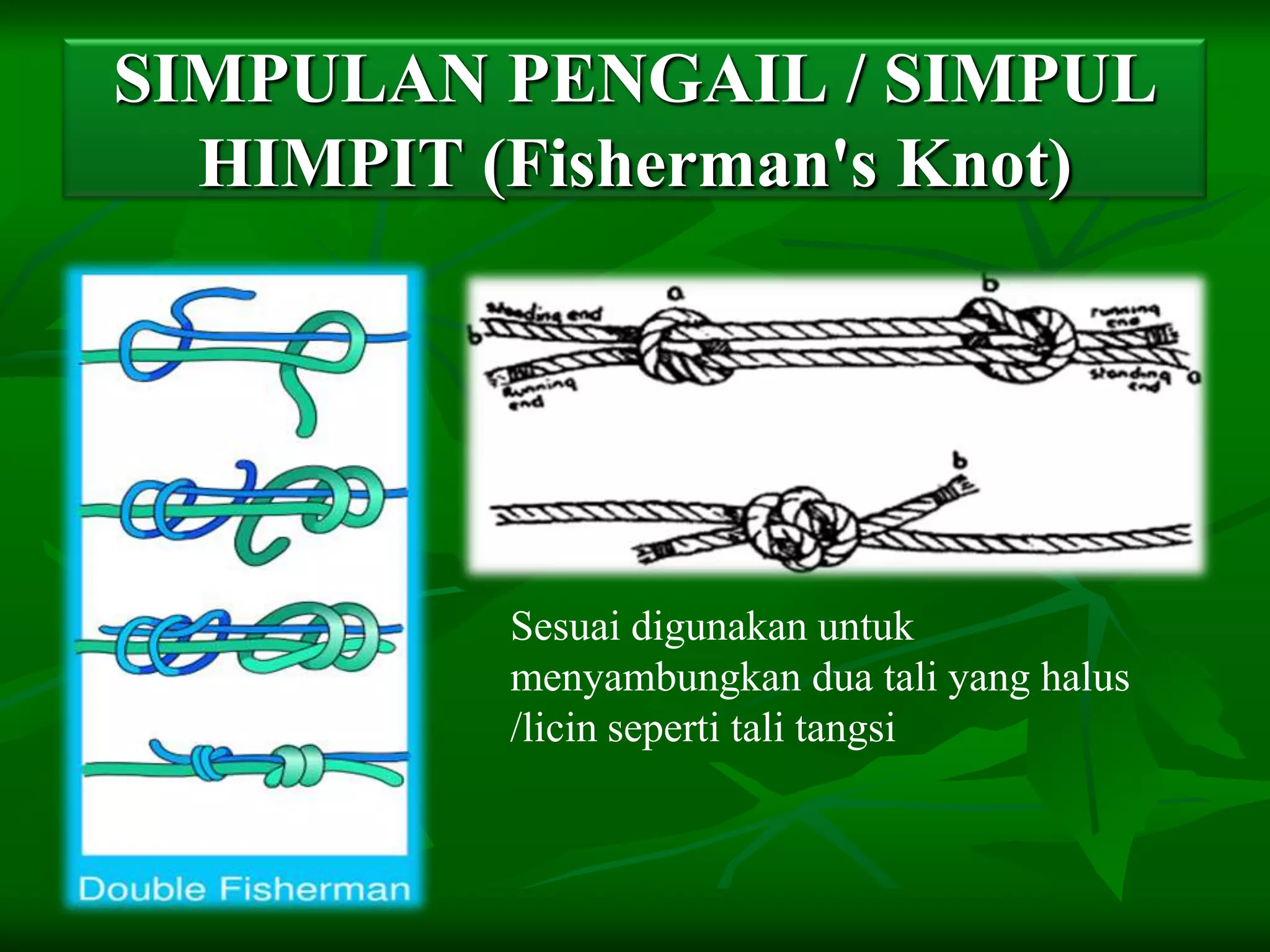 Jenis jenis ikatan (knots) | PPTX