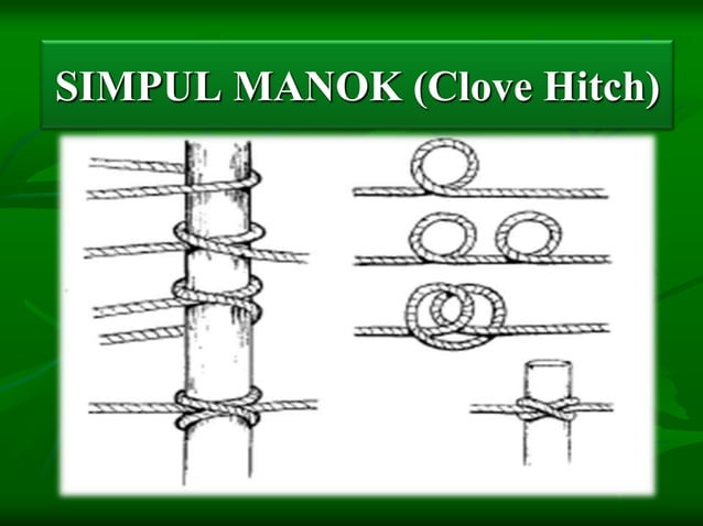 Jenis jenis ikatan (knots)