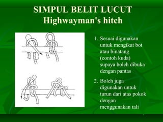 Jenis jenis ikatan (knots) | PPT
