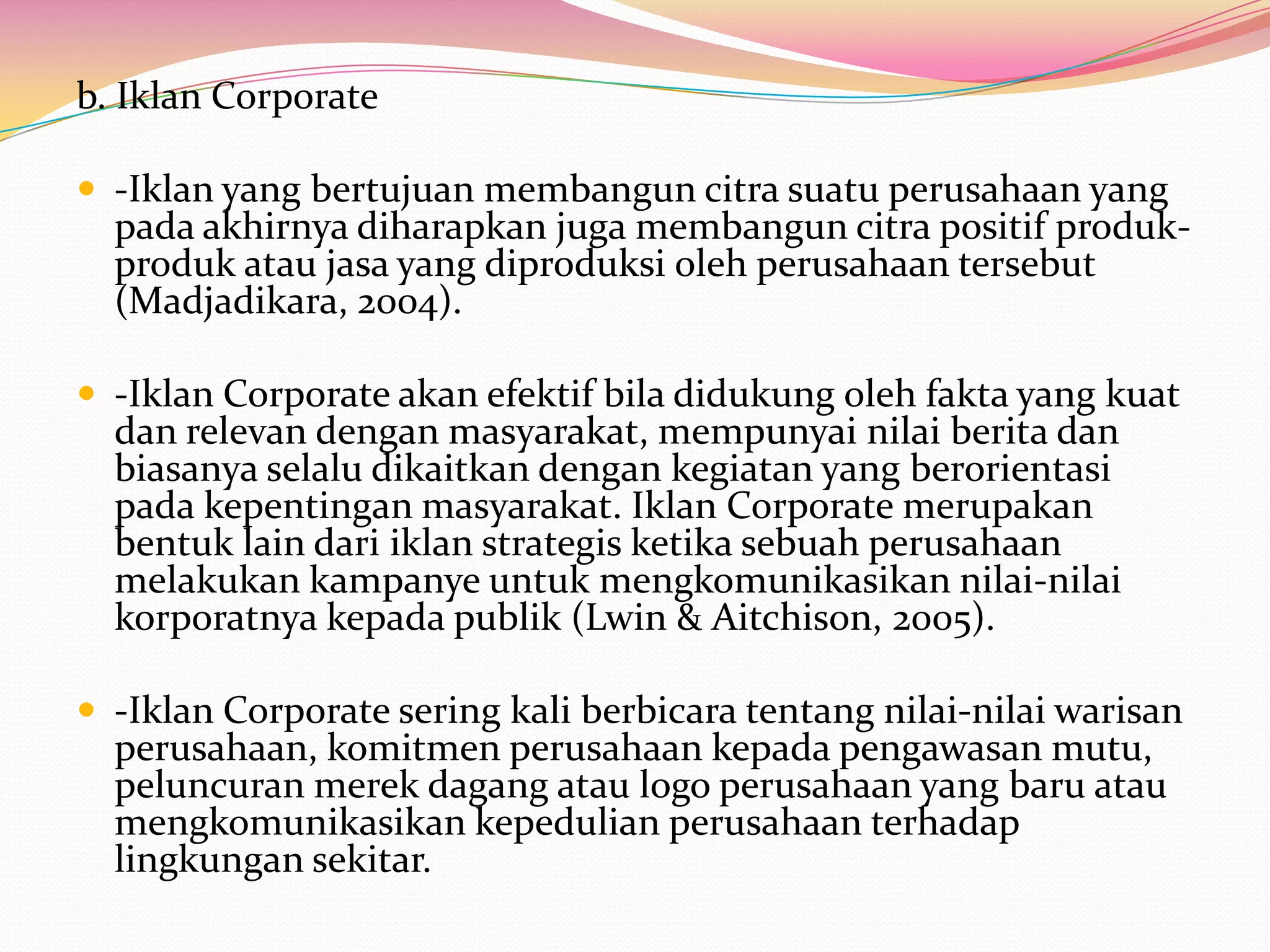 Jenis jenis iklan | PPTX
