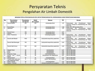 Jenis jenis Instalasi Pengolahan Air Limbah Domestik (IPAL) | PDF