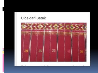 Macam-macam Kain Tradisional di Pulau Sumatra ( Batik, Songket, Tenun ...