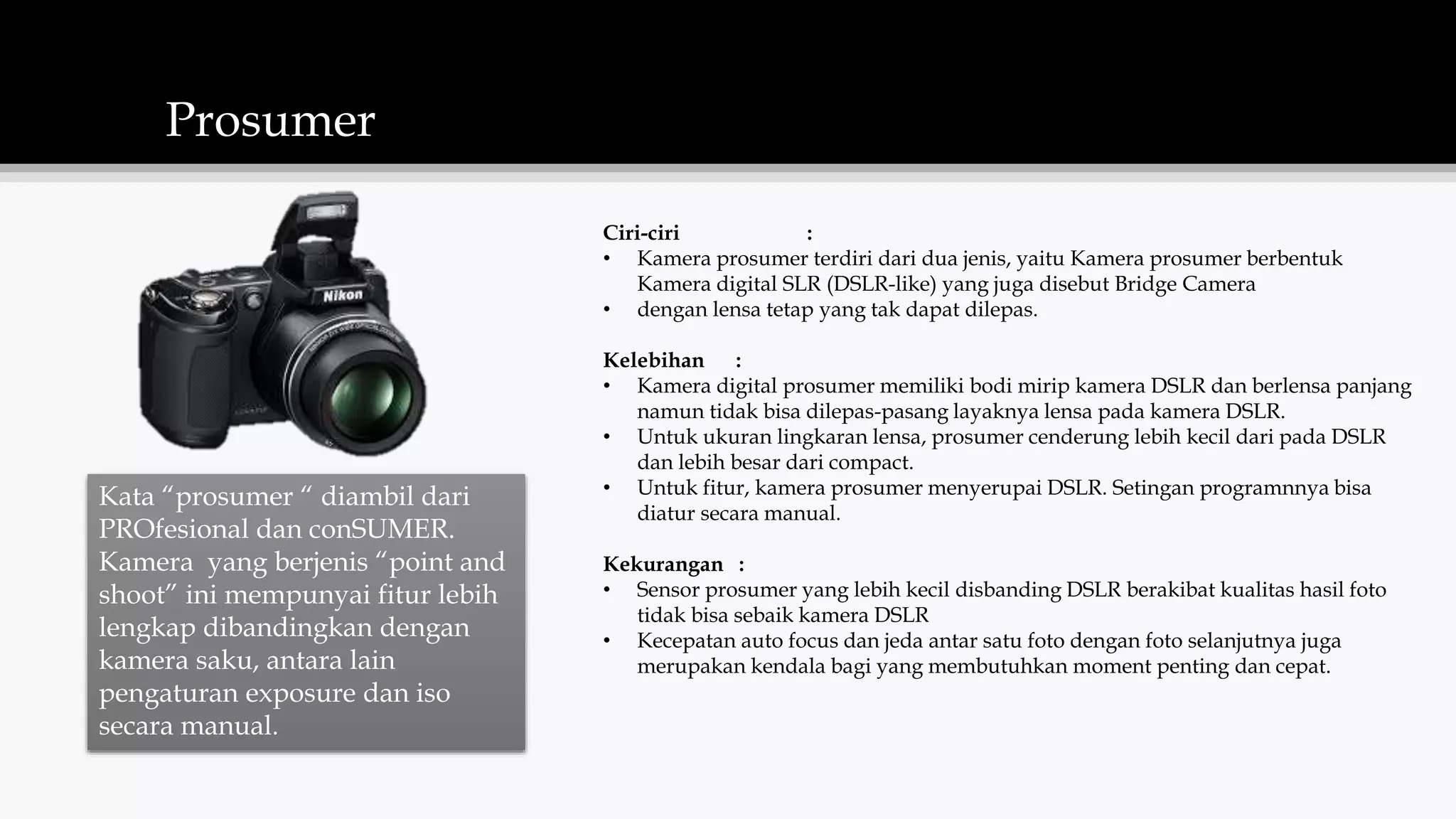 Presentasi Jenis jenis kamera | PPTX