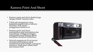 Presentasi Jenis jenis kamera | PPTX