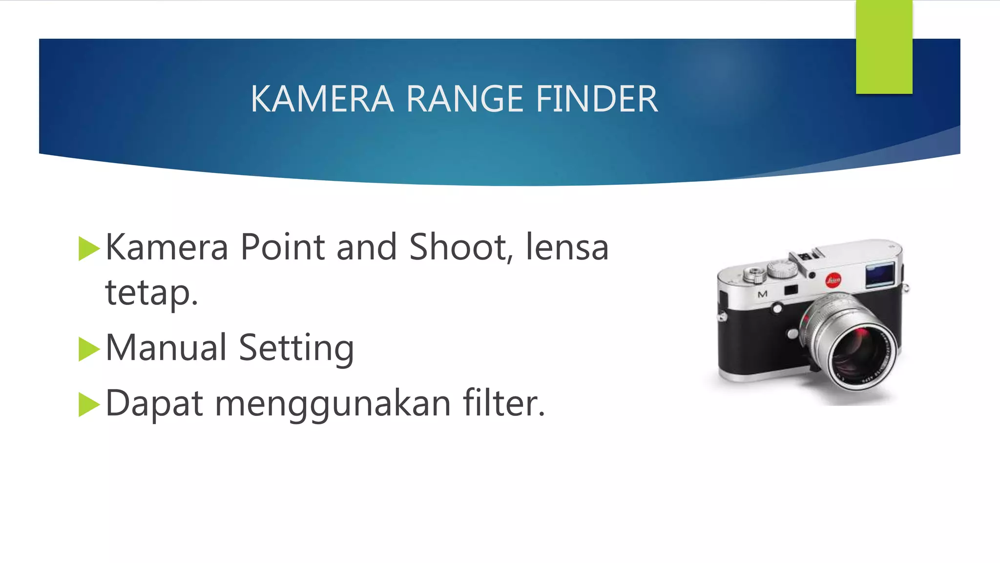 Jenis jenis kamera | PPTX