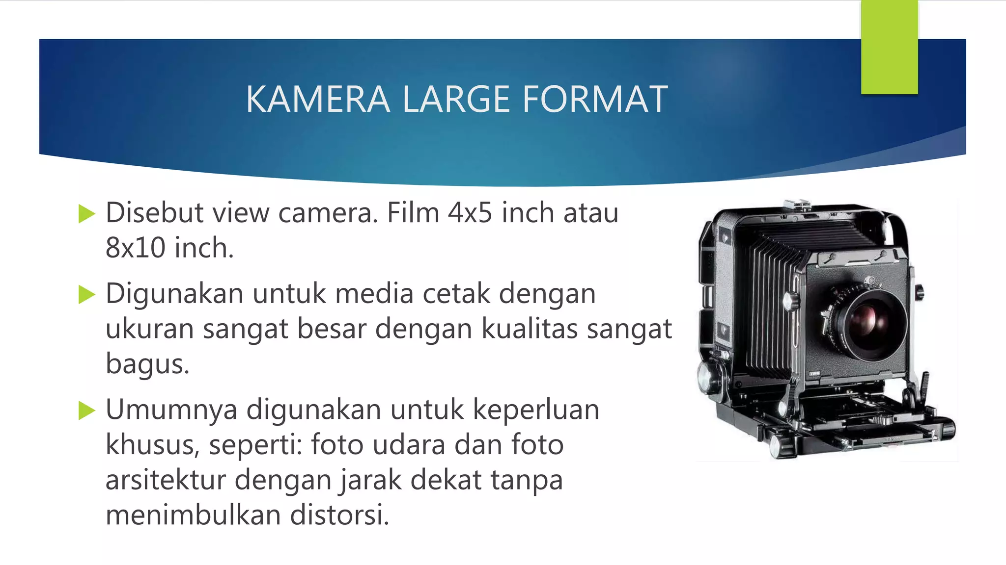 Jenis jenis kamera | PPTX