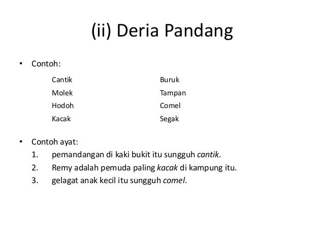 Kata Adjektif Bina Ayat