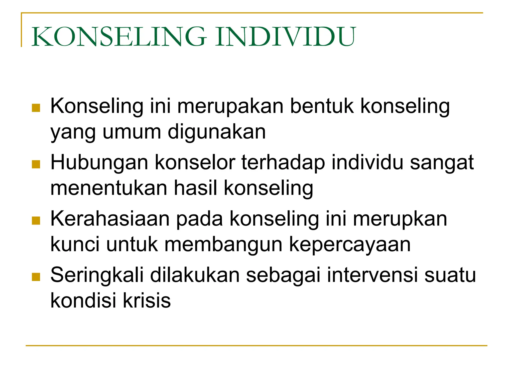 JENIS-JENIS KONSELING.ppt