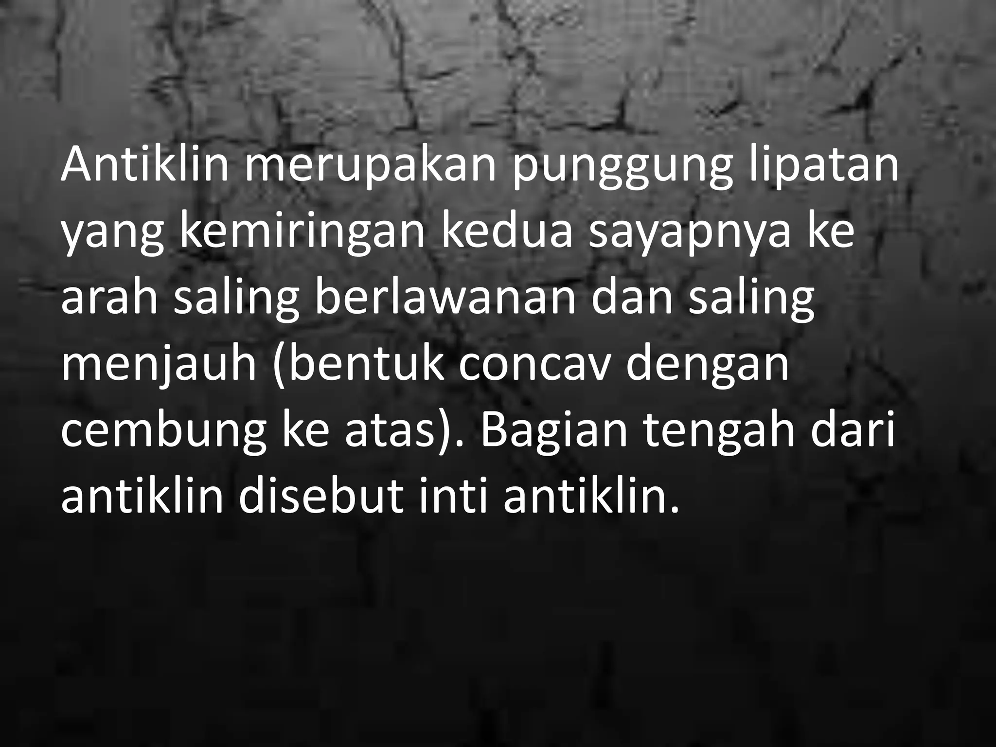Geografi - Jenis jenis lipatan (SMA Kelas X) | PPTX
