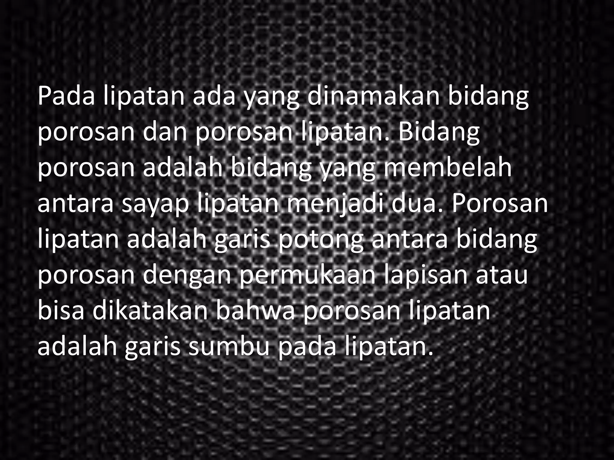 Geografi - Jenis jenis lipatan (SMA Kelas X) | PPTX