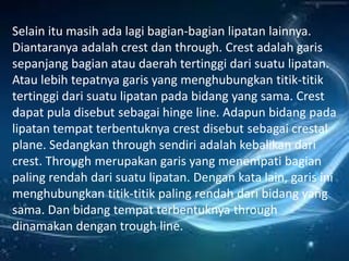 Geografi - Jenis jenis lipatan (SMA Kelas X) | PPTX