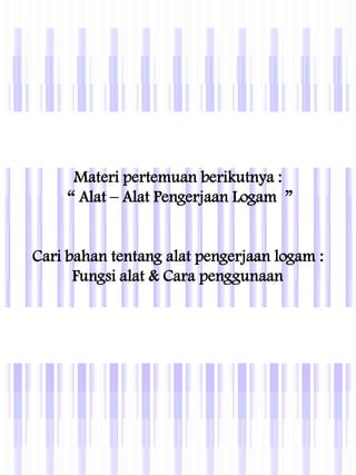 Jenis jenis logam | PPTX