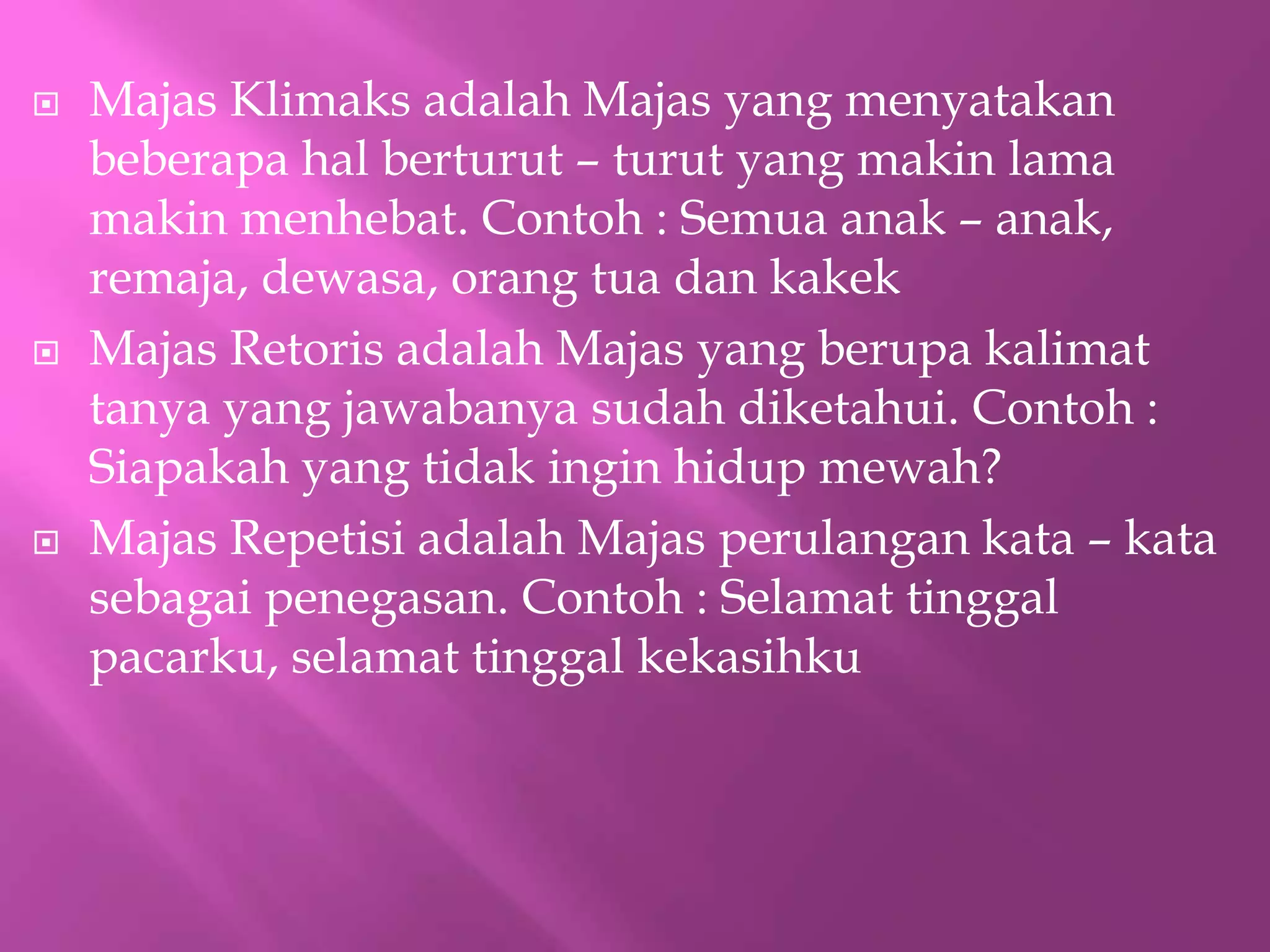 Jenis jenis Majas | PPTX