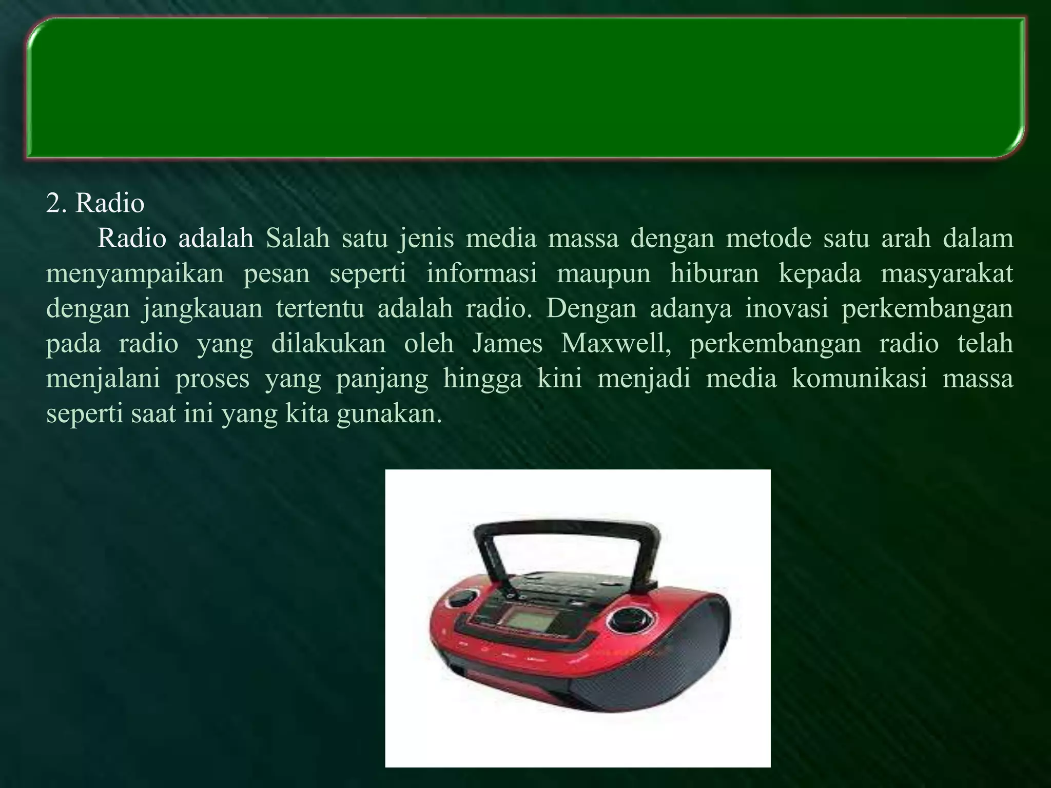 Jenis Jenis Media | PPTX