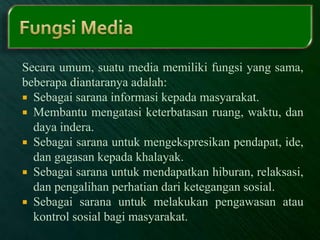 Jenis Jenis Media | PPTX