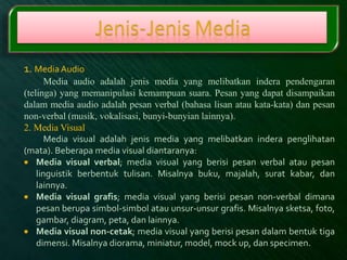 Jenis Jenis Media | PPTX