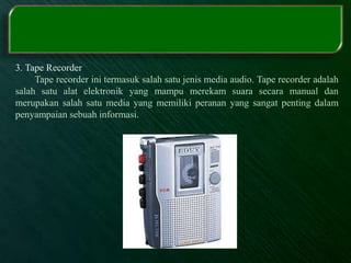 Jenis Jenis Media | PPTX