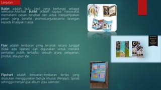 Jenis jenis media penyuluhan | PPTX