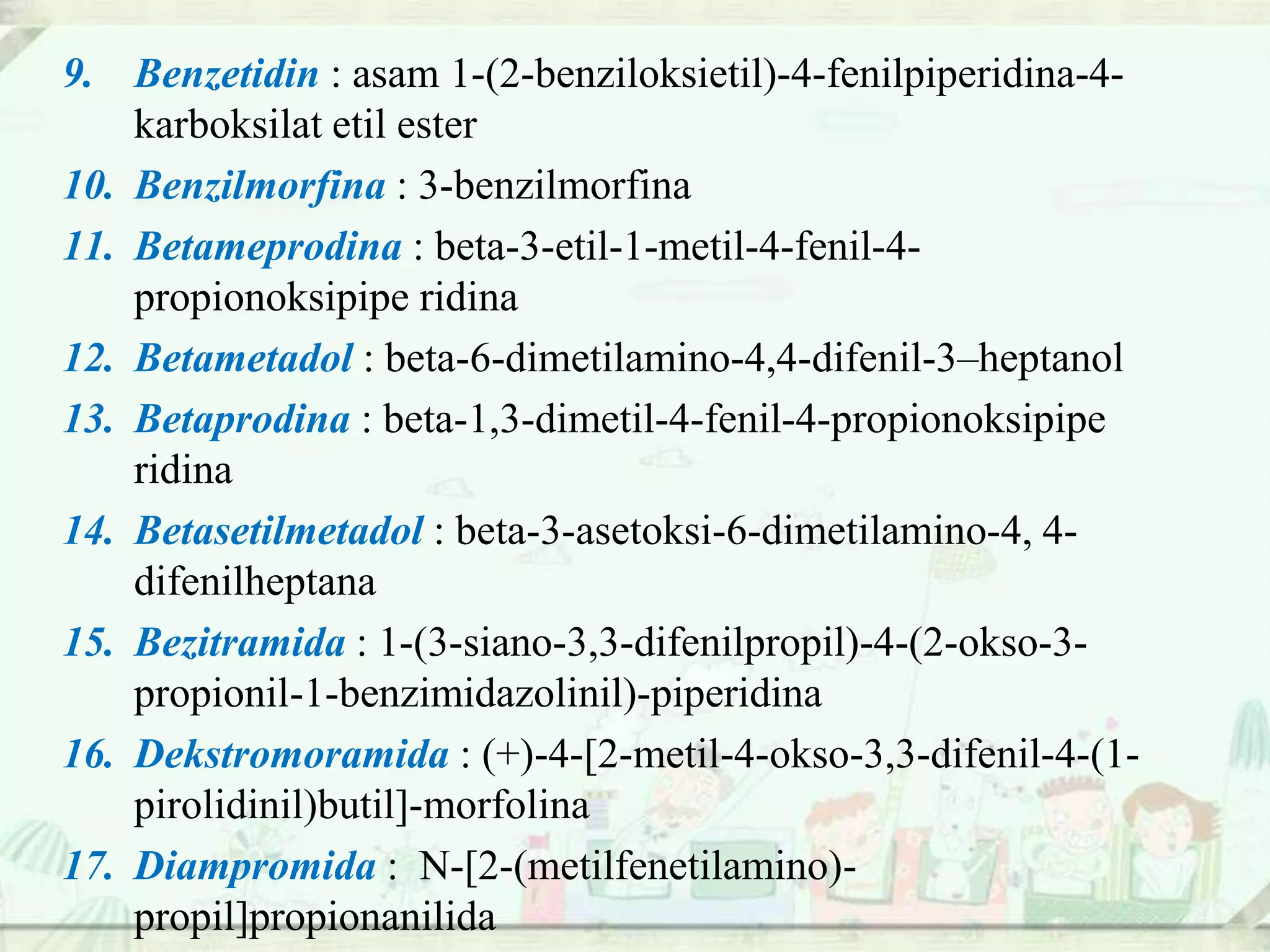 Jenis jenis narkotika menurut undang undang narkotika | PPTX