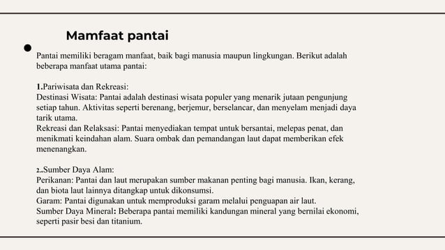 Rekayasa pantai dan rawa, Jenis-jenis pantai, contoh pantai yang ada di ...
