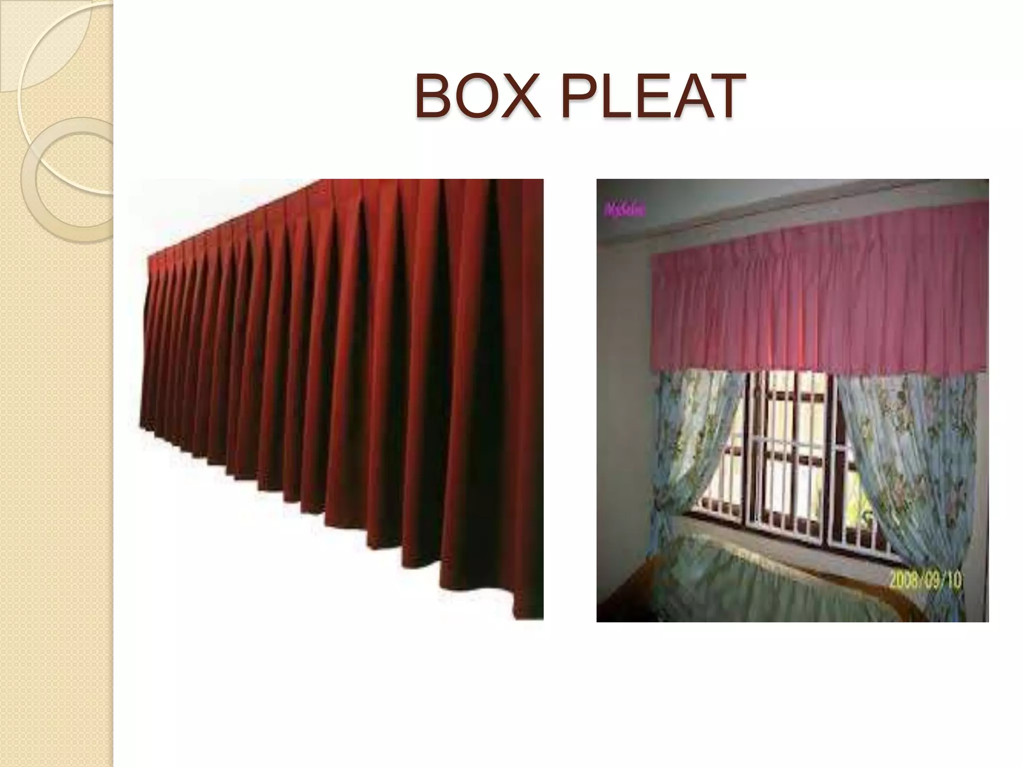 Jenis jenis pattern langsir | PPTX