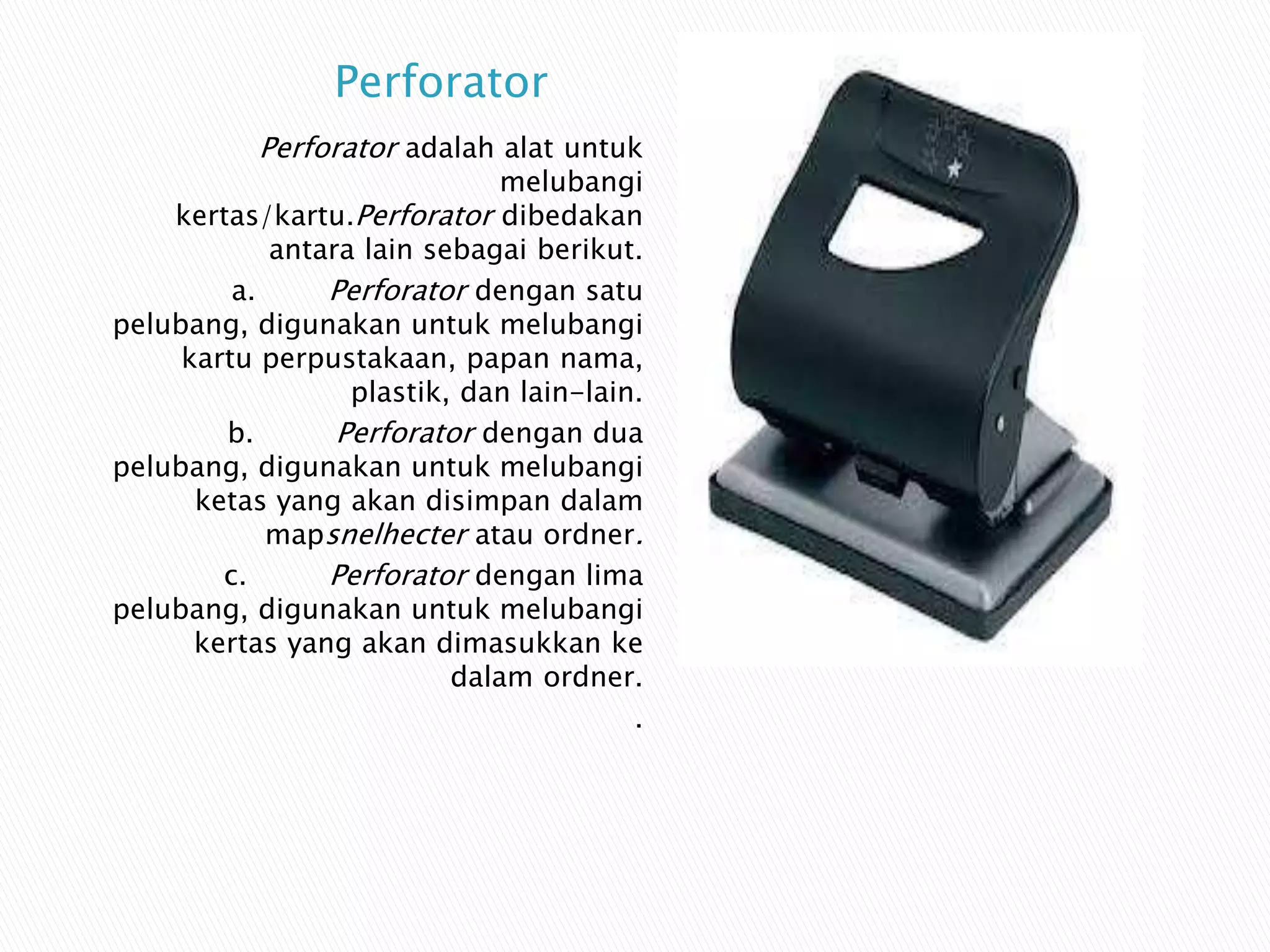 Jenis jenis peralatan arsip | PPTX