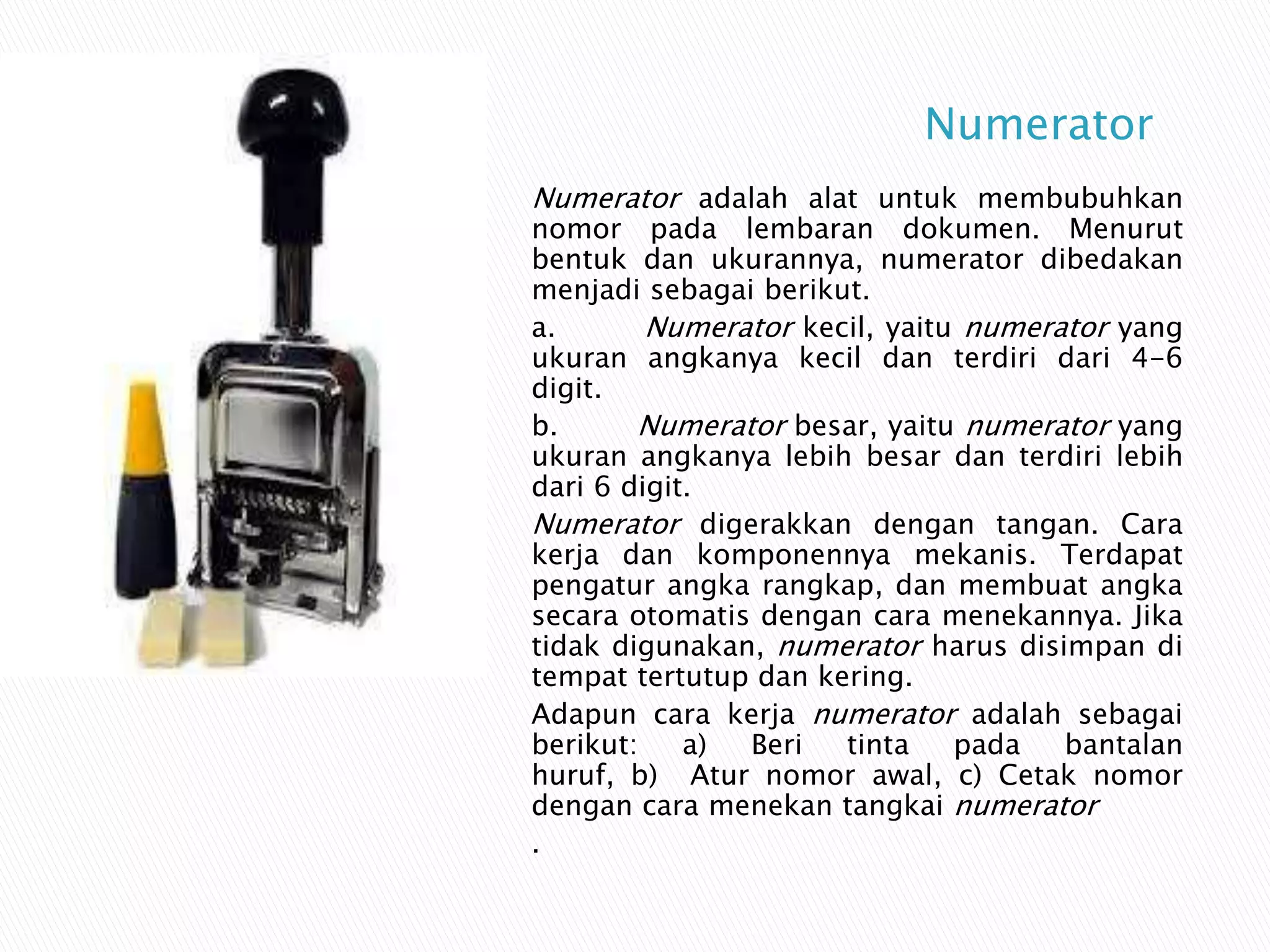 Jenis jenis peralatan arsip | PPTX