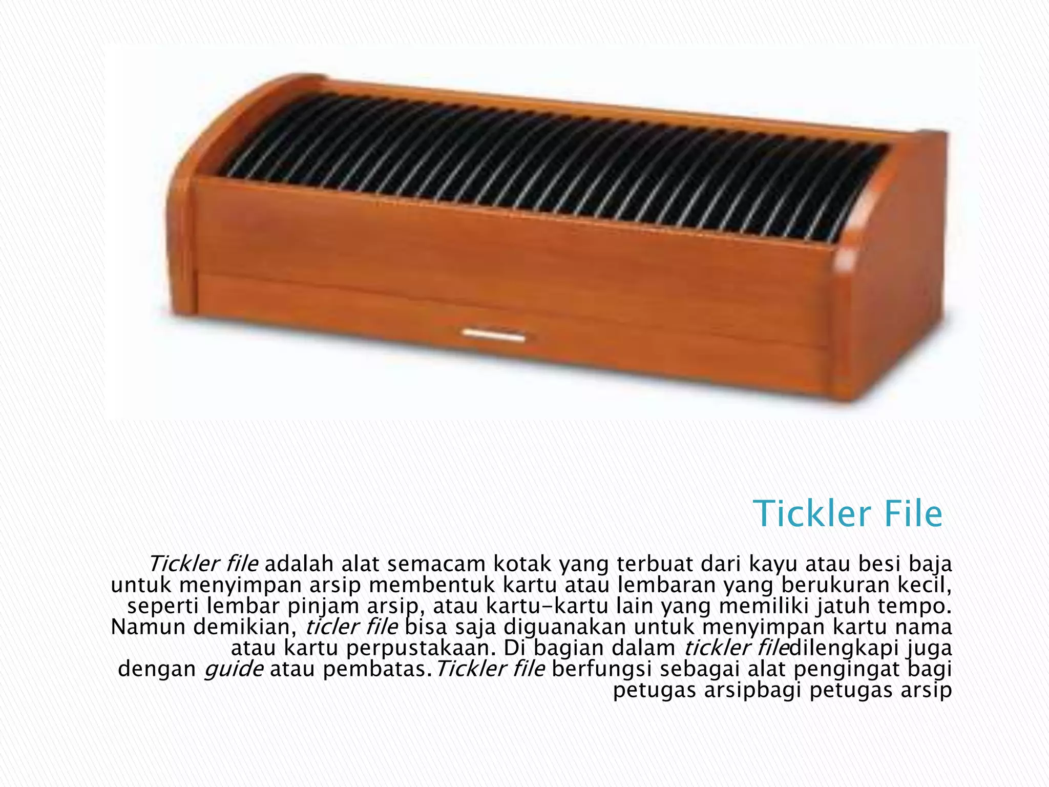 Jenis jenis peralatan arsip | PPTX