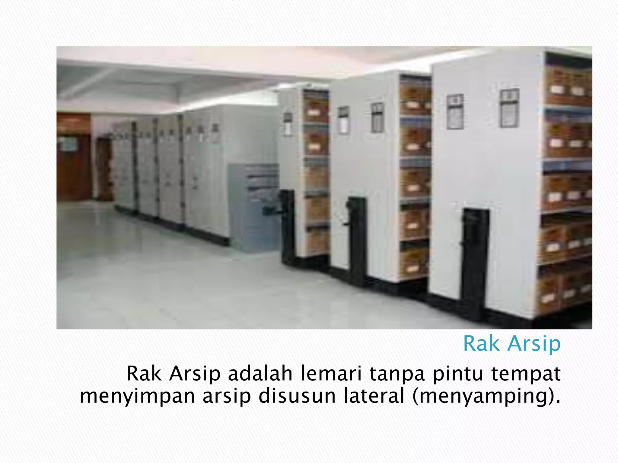 Jenis jenis peralatan arsip | PPTX