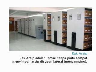 Jenis jenis peralatan arsip | PPTX