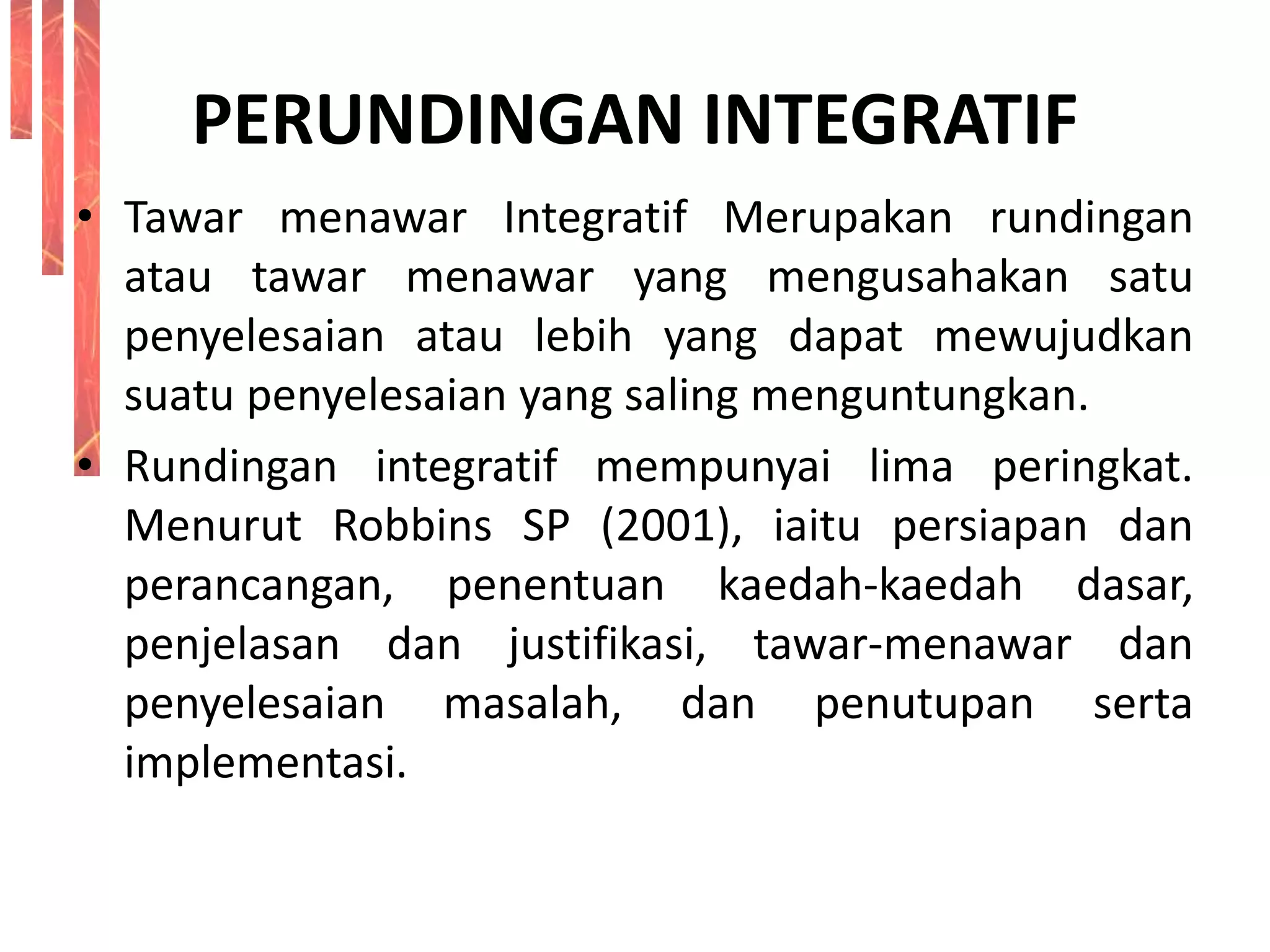 Jenis jenis perundingan | PPTX