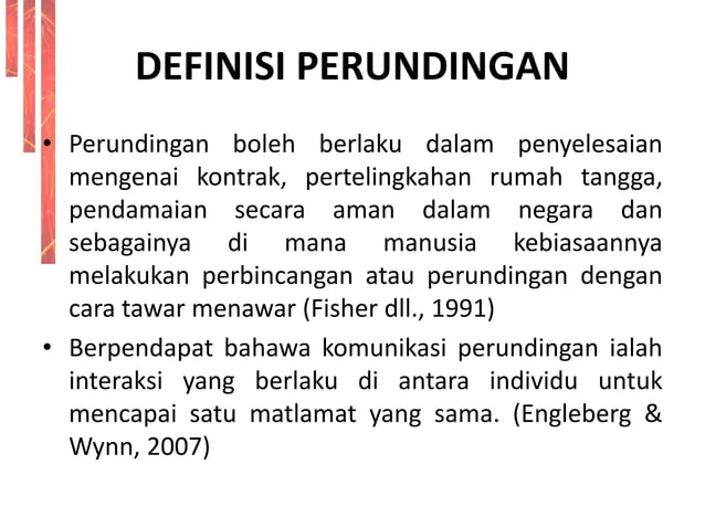 Jenis jenis perundingan | PPTX