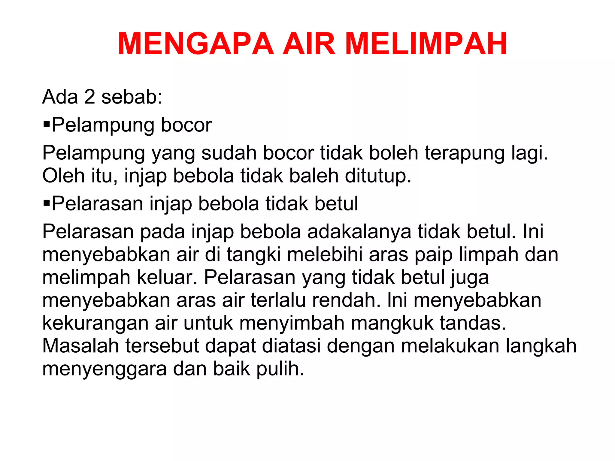 Jenis jenis pili, tangki simbah dan sanitasi 1 2 | PPT