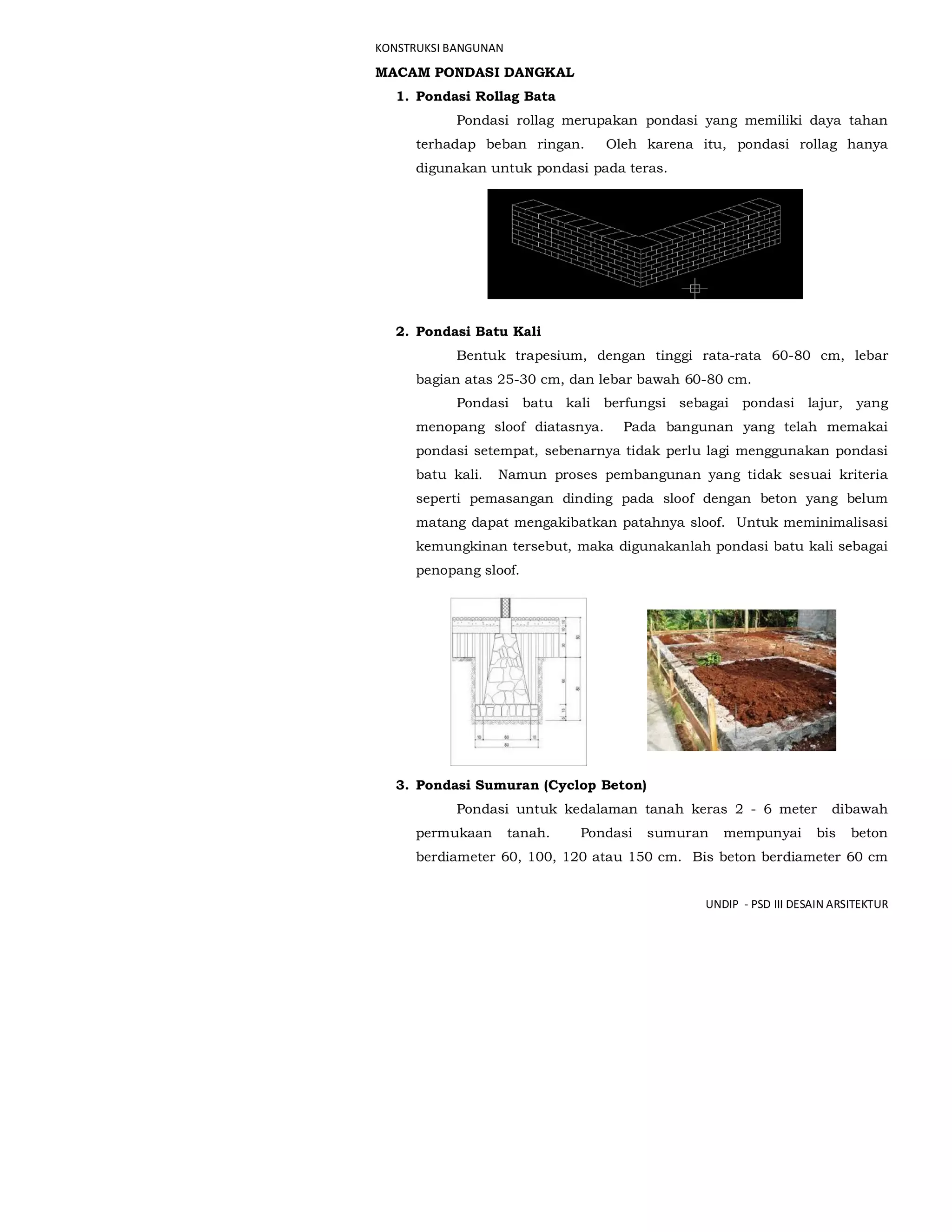 Jenis jenis pondasi | PDF