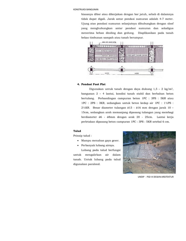 Jenis jenis pondasi | PDF