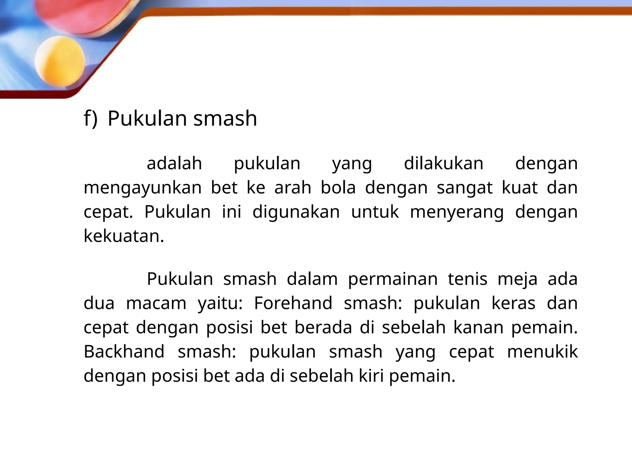 Jenis- jenis pukulan pada tenis meja.pptx