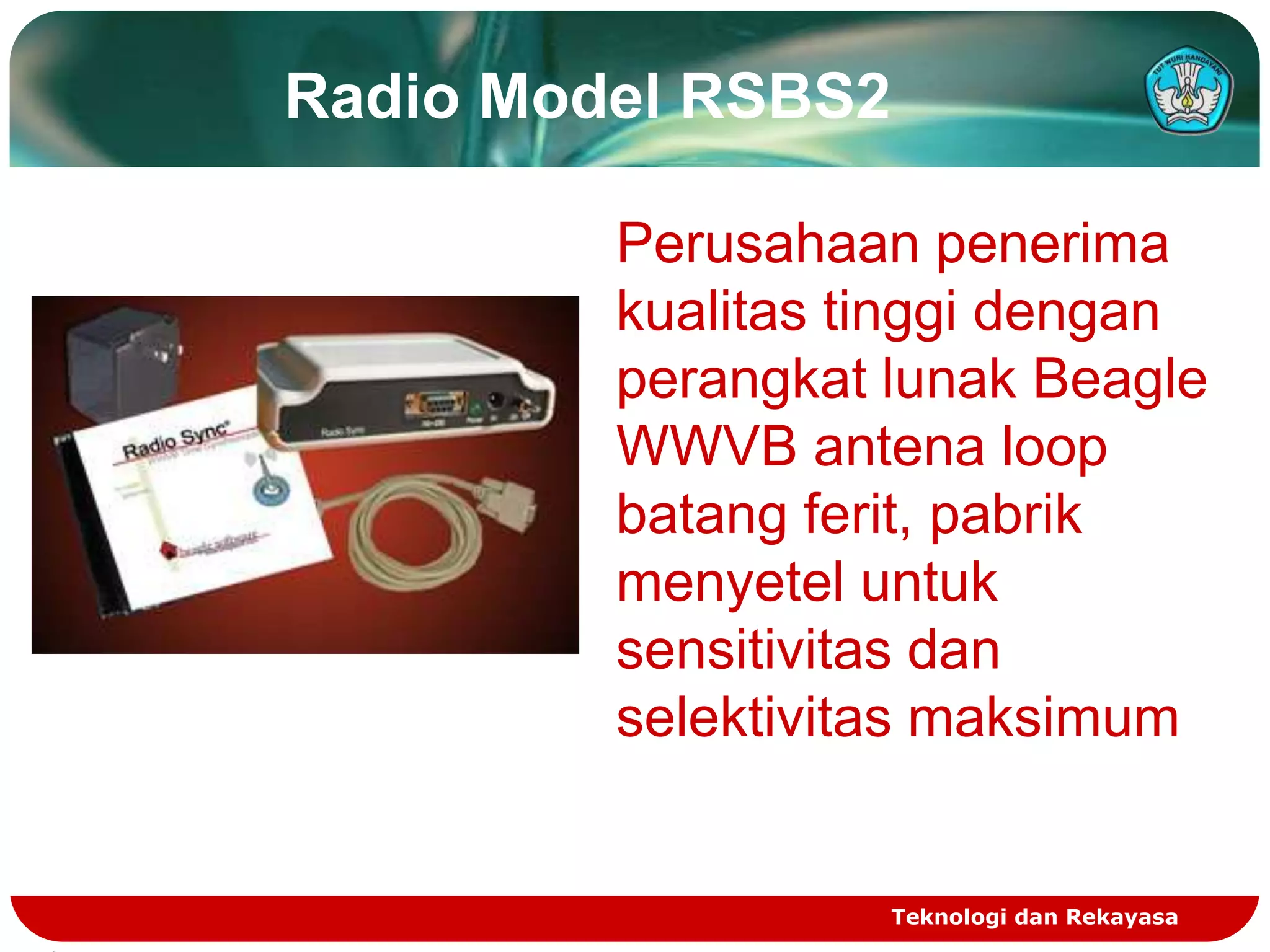 Jenis jenis radio penerima | PPTX