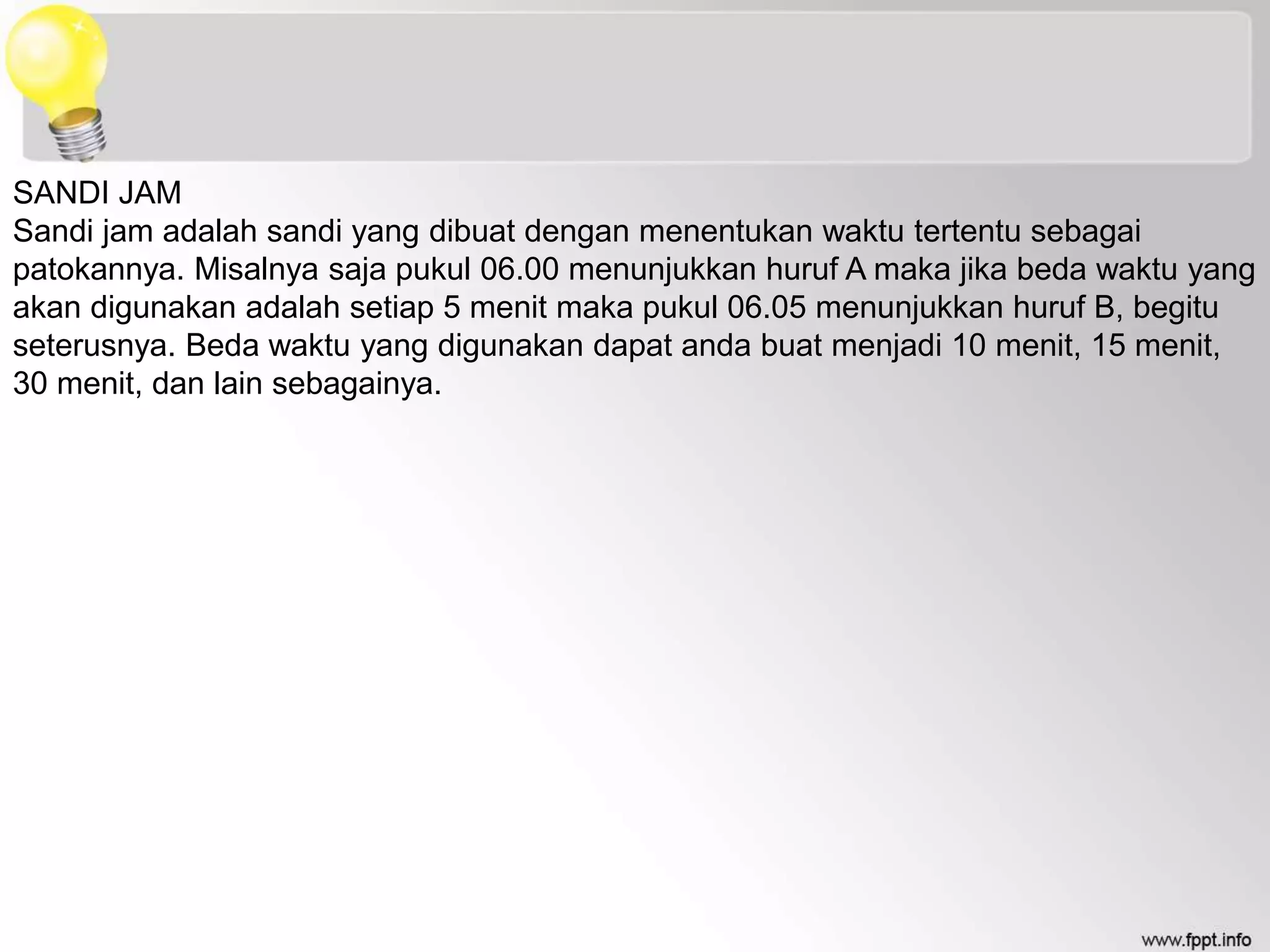 JENIS - JENIS SANDI.ppt